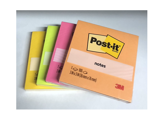 กระดาษPostit 3M3x3"*คละสี - Bangplee Stationery
