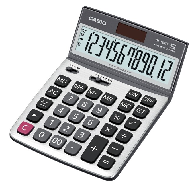 เครื่องคิดเลข CASIO DX-120ST - Bangplee Stationery